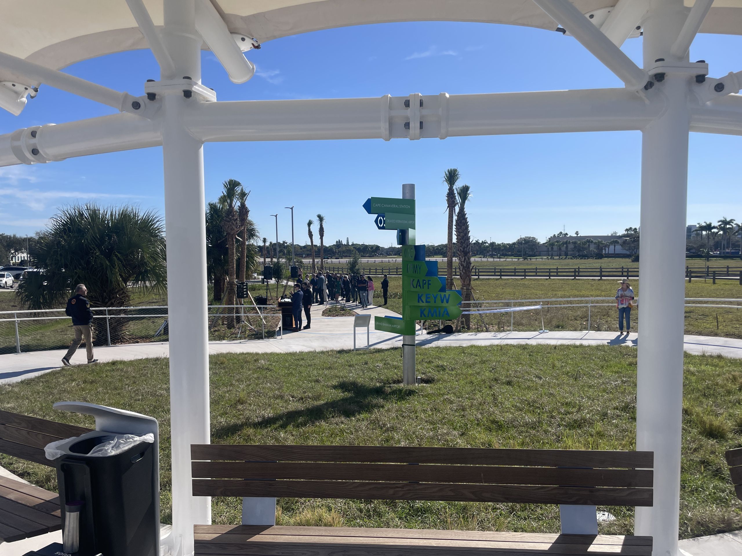 Grand Opening of the Airport Observation Area Project – Miller Legg