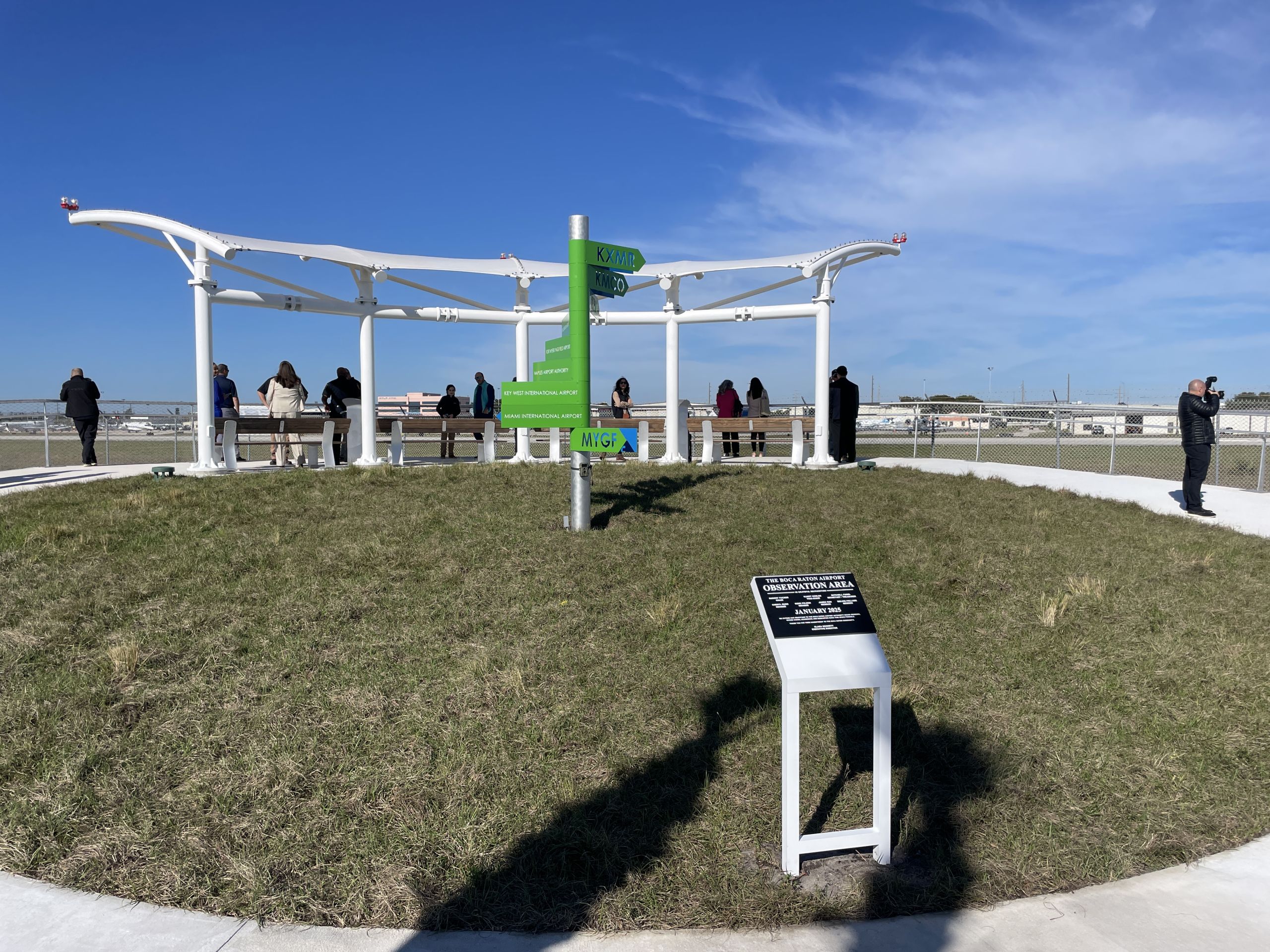 Grand Opening of the Airport Observation Area Project – Miller Legg