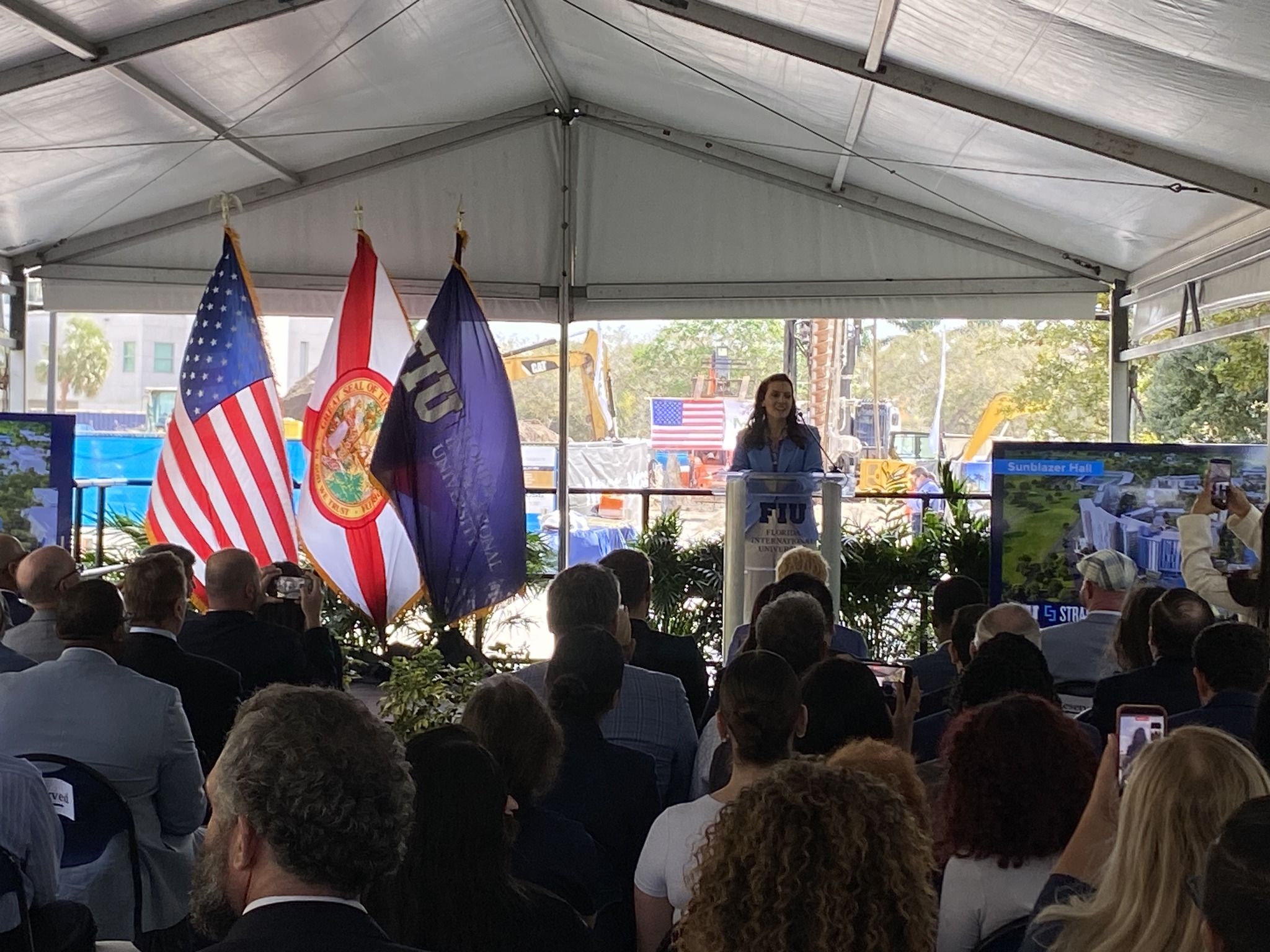 Groundbreaking ceremony for Sunblazer Hall at FIU – Miller Legg