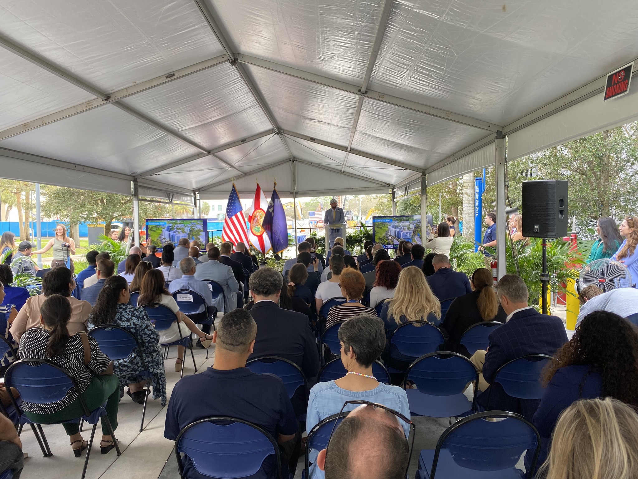 Groundbreaking ceremony for Sunblazer Hall at FIU – Miller Legg